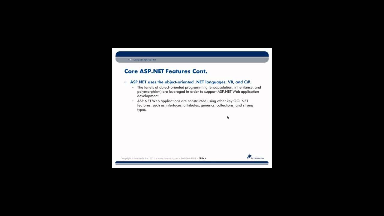 Intertech - Complete ASP.NET 4.0 Training - Part 1 - YouTube