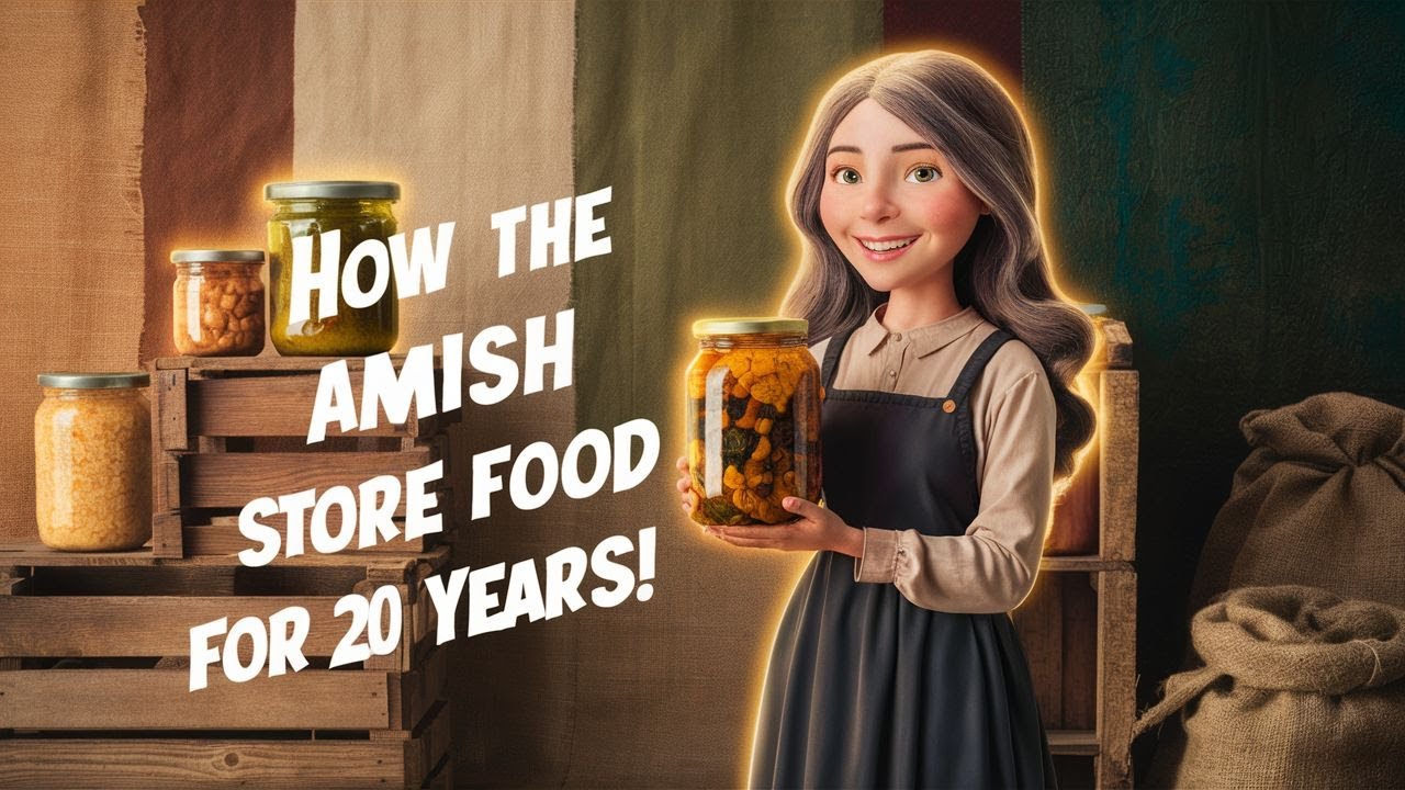 How the Amish Store Food for 20 Years Without Refrigeration! - YouTube