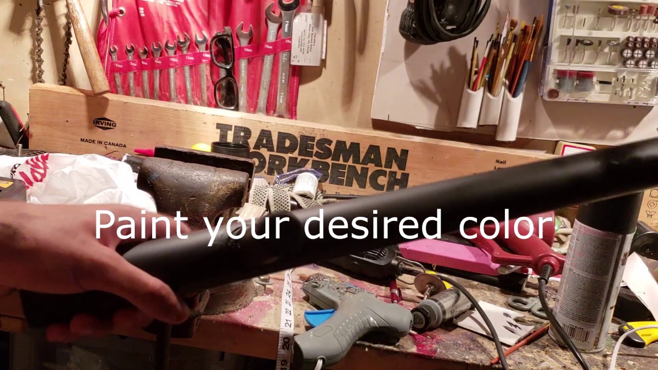 DIY Police Baton/ Police Baton - YouTube