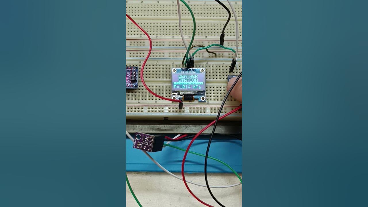 Weather station with Arduino Nano/BME280/OLED #arduinoproject #weatherstation - YouTube