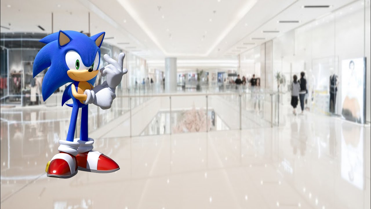 The sonic show segment: sonic goes to the mall - YouTube