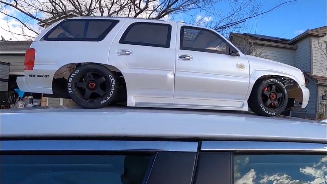 Arrma Infraction with Escalade Body first drive - YouTube