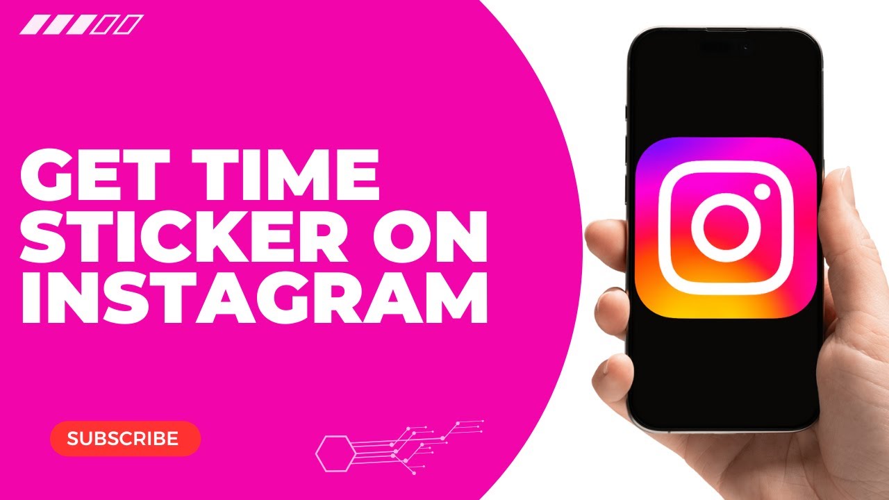 How to Add time Sticker On Instagram - YouTube