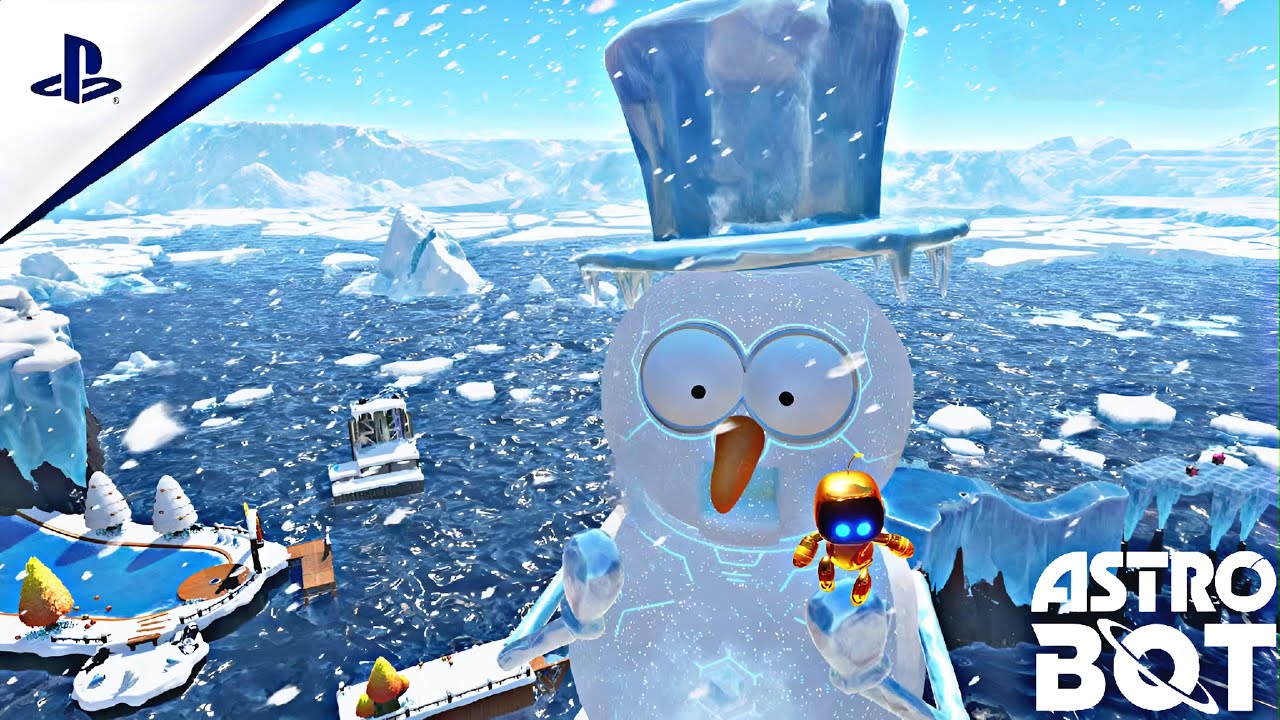 Astro Bot Gameplay - Frozen Meal - Feather Cluster Galaxy | PS5 - YouTube