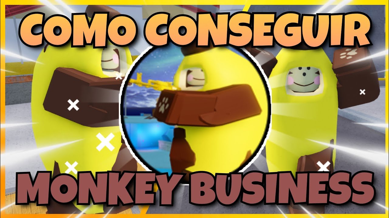 🐵 COMO CONSEGUIR EL EMBLEMA MONKEY BUSINESS EN ARSENAL SKIN GAME 🍌 ...