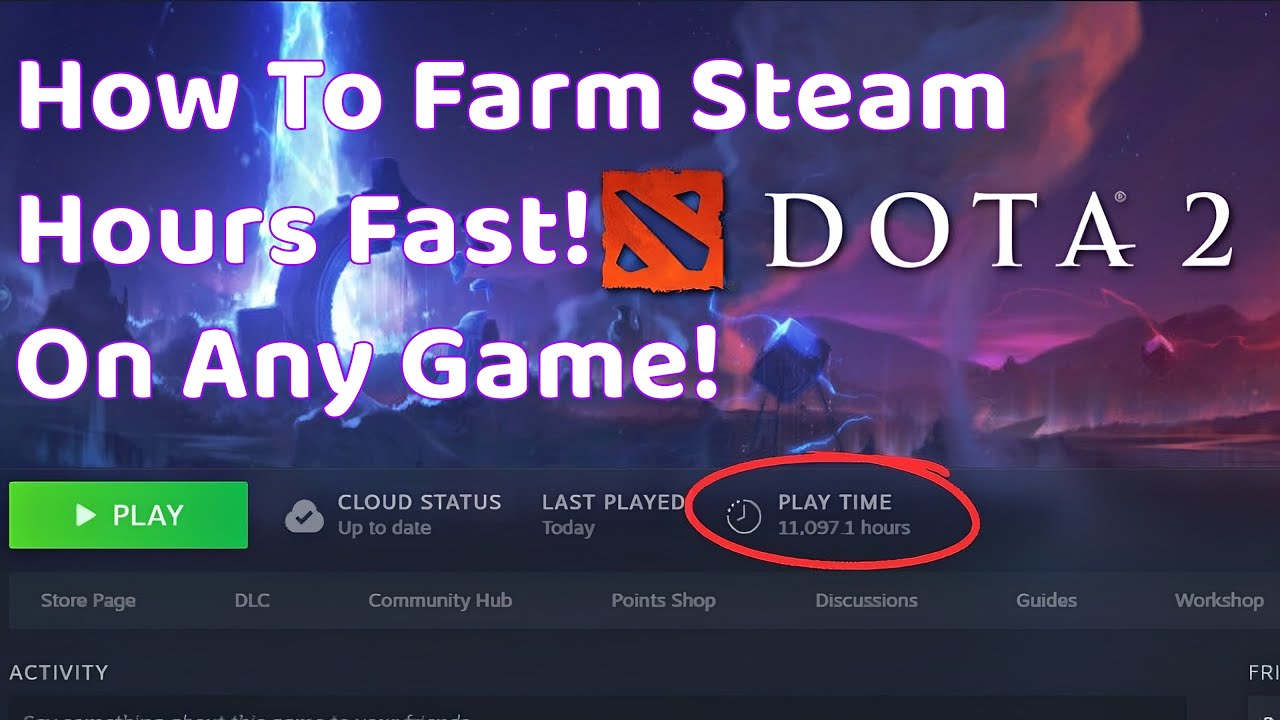 How To Farm Steam Hours On Any Game! - YouTube