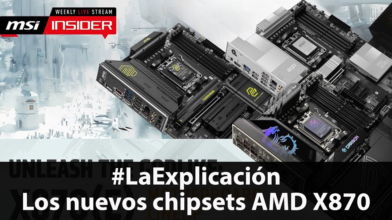 Los nuevos chipsets de AMD X870: ¡La Revelación! - YouTube