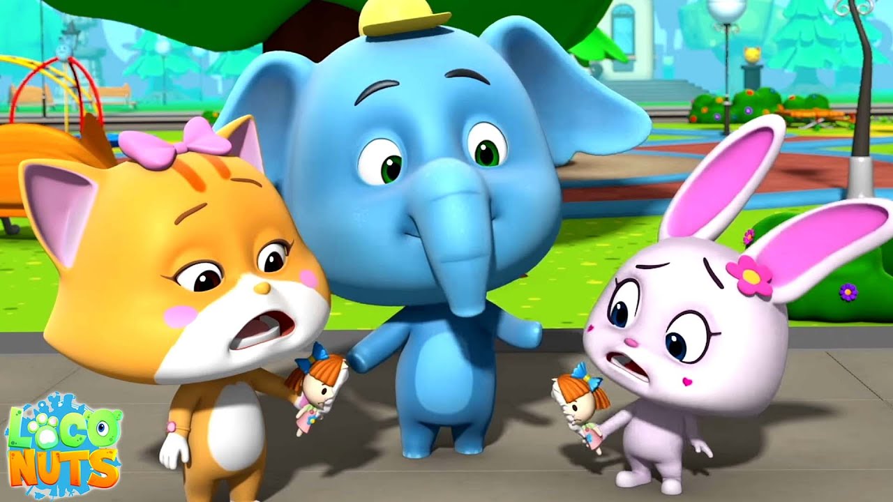 Berjuang untuk Boneka + Lagi Kartun Lucu dari Loco Nuts - YouTube