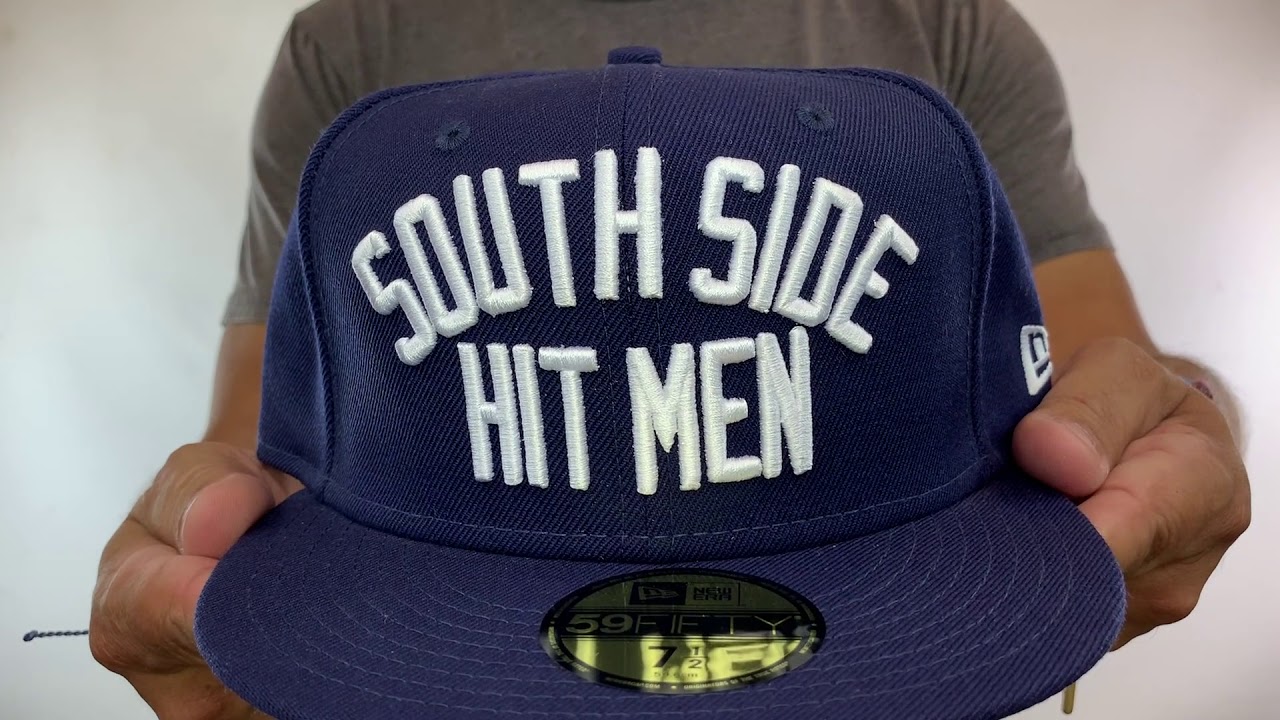 Chicago White Sox SOUTH SIDE HITMEN Navy Fitted Hat by New Era - YouTube
