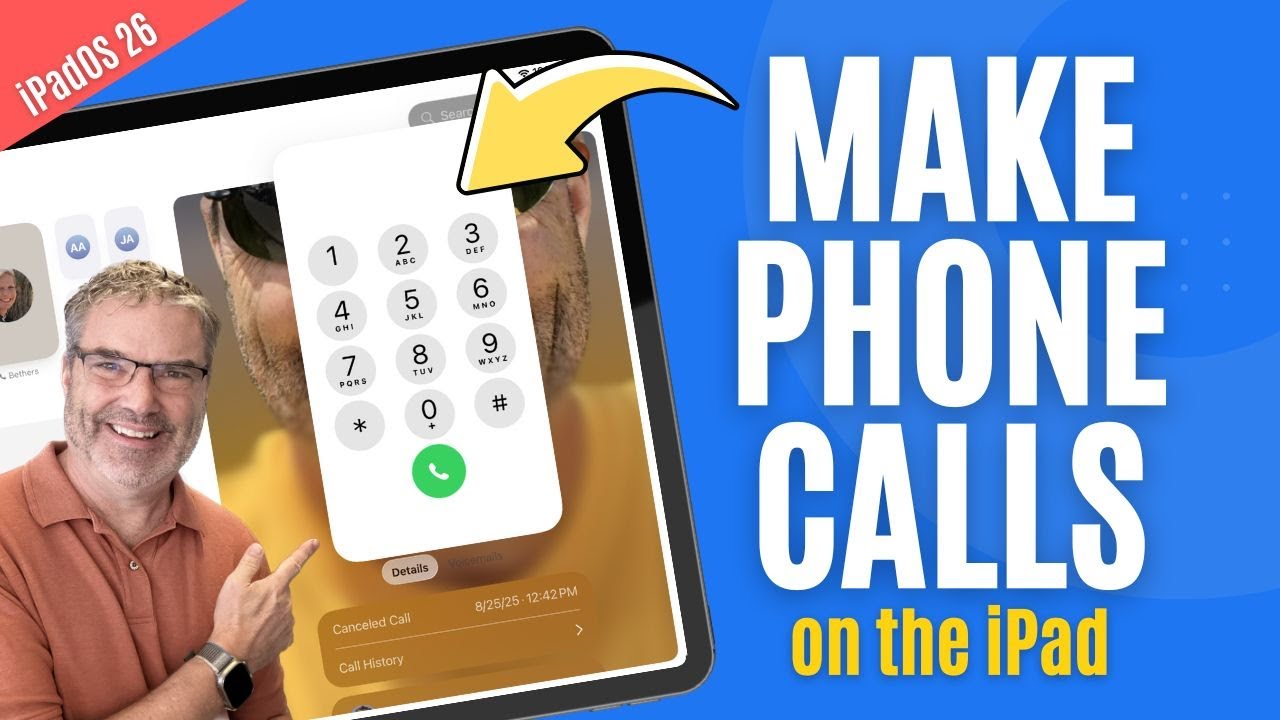 Can You Really Make Phone Calls on an iPad? Yes — Here’s How! - YouTube