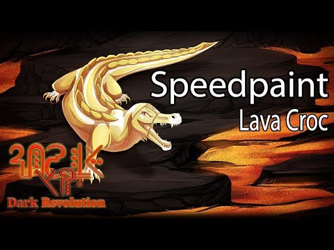 [Aeon Speedpaint] Lava Croc - YouTube