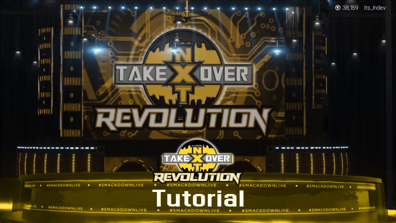 NXT Takeover Revolution - WWE 2k19 Create an Arena - With Textures in ...