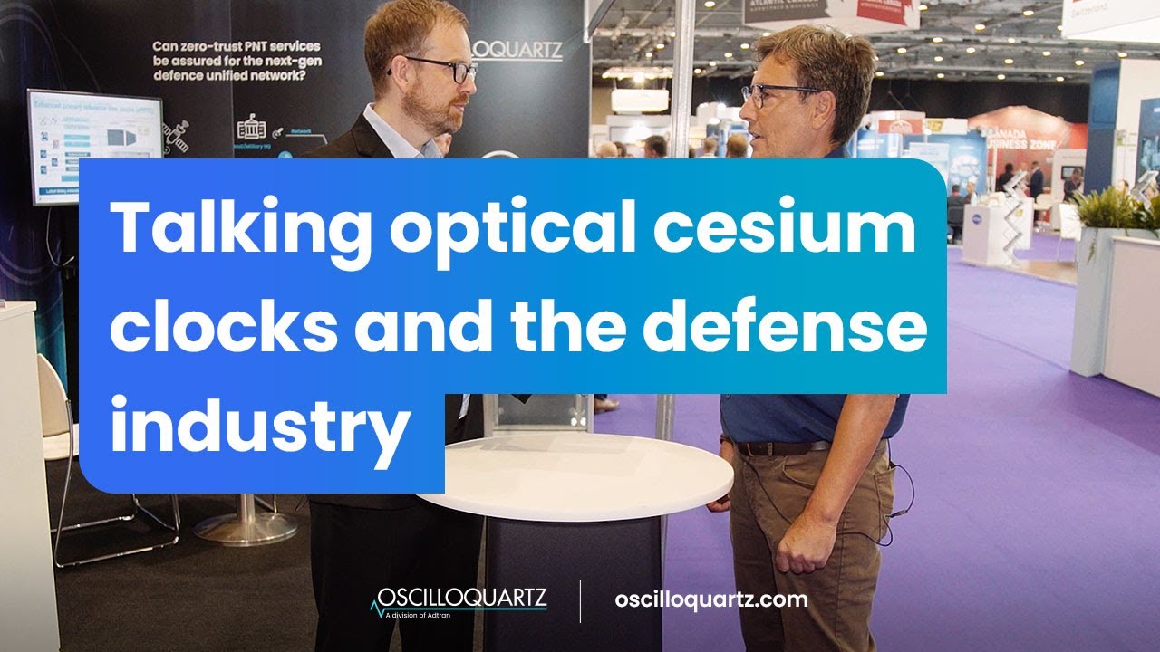 Talking optical cesium clocks and the defense industry - YouTube