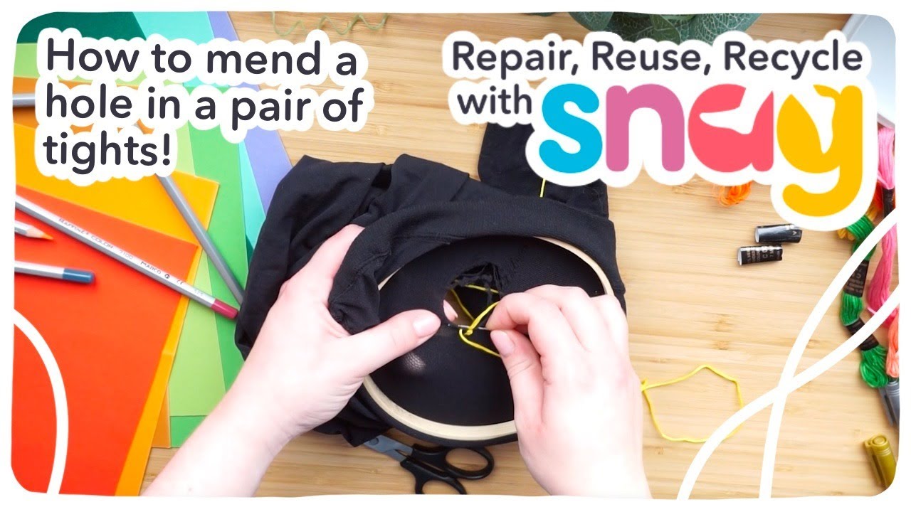 How to Mend a Hole in a Pair of Tights: Repair, Reuse, Recycle with ...