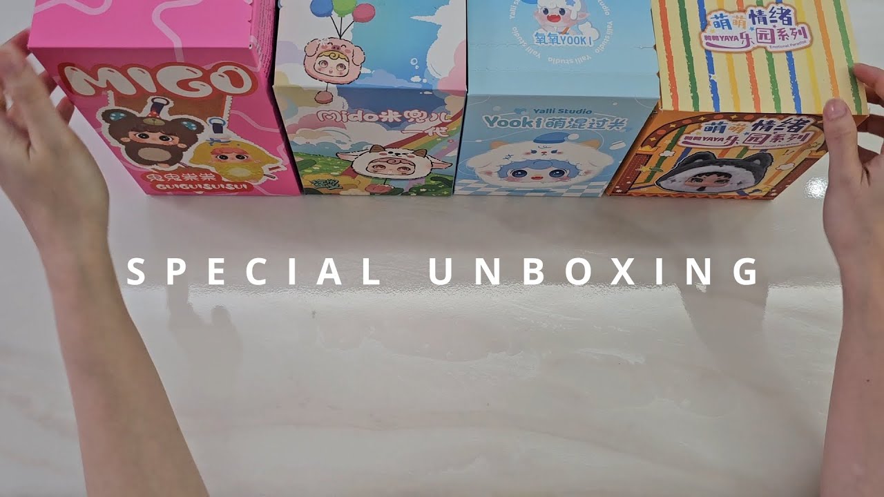 [CUTE] SPECIAL UNBOXING MIGO MIDO YOOKI YAYA - YouTube