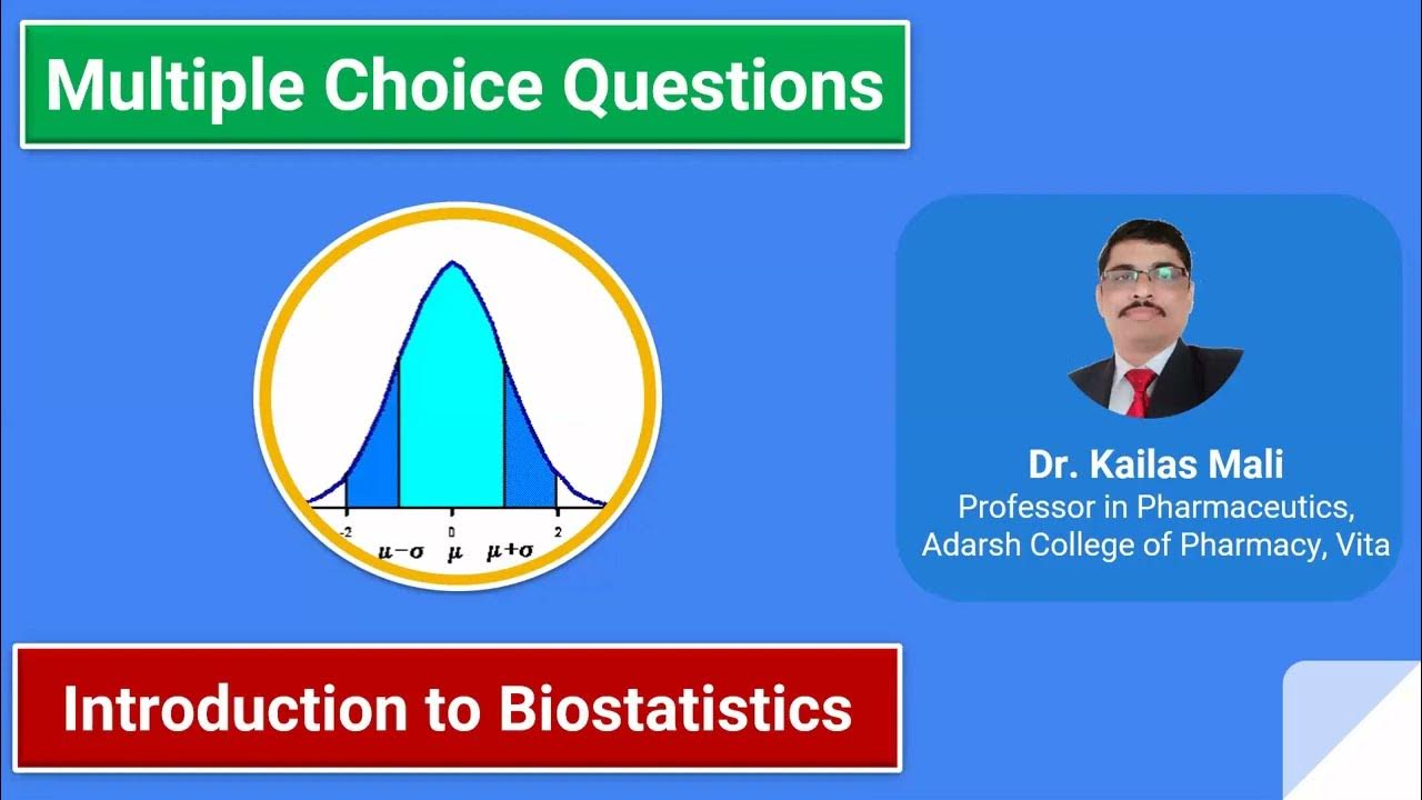 Biostatistics and Research Methodology ll Introduction to Biostatistics ll MCQ Part I - YouTube