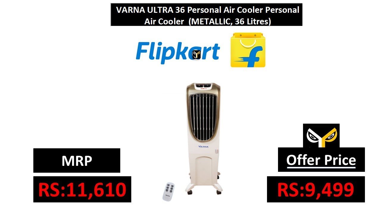 VARNA ULTRA 36 Personal Air Cooler Personal Air Cooler (METALLIC, 36 ...