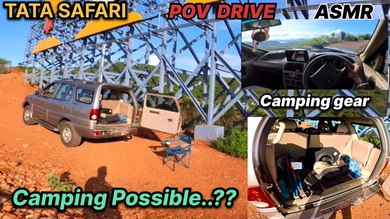 Tried to car camping with TATA SAFARI in VIZAG | POV driving | car ...