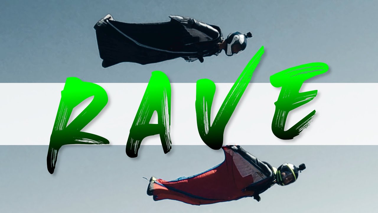 RAVE in the sky | 3-Way Wingsuit Skydive with my sister and a dude ...