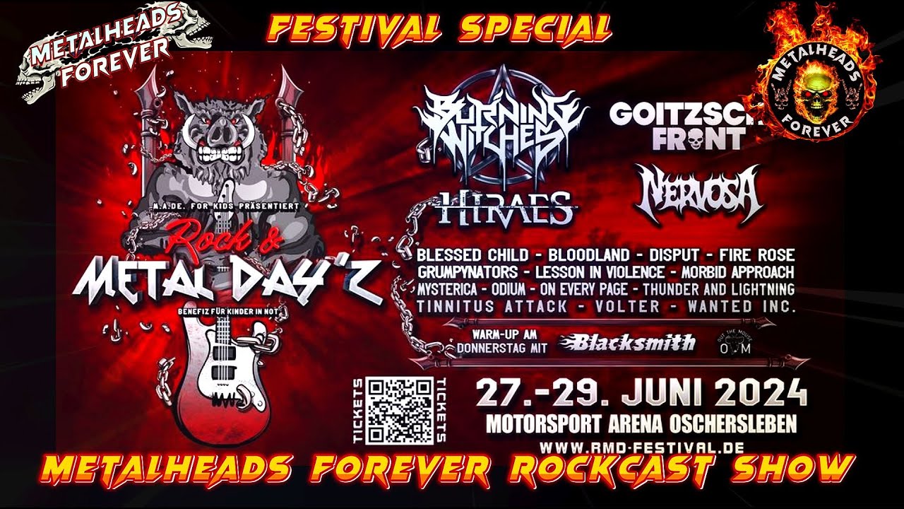 ROCK & METAL DAY'Z FESTIVAL SPECIAL #771 – 2.5.2024 | METALHEADS ...