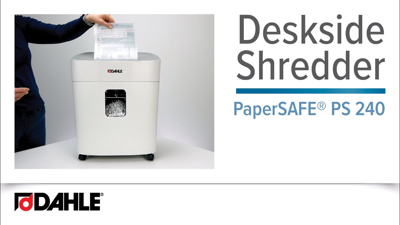 PaperSAFE® PS 240 Paper Shredder- 10 Sheets Max, Oil-Free, Compact ...