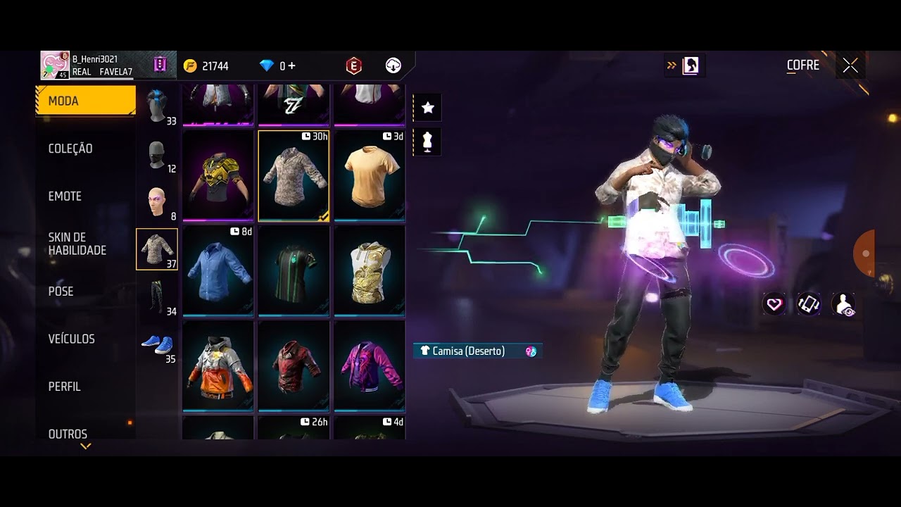 mostrando minha conta do ff - YouTube