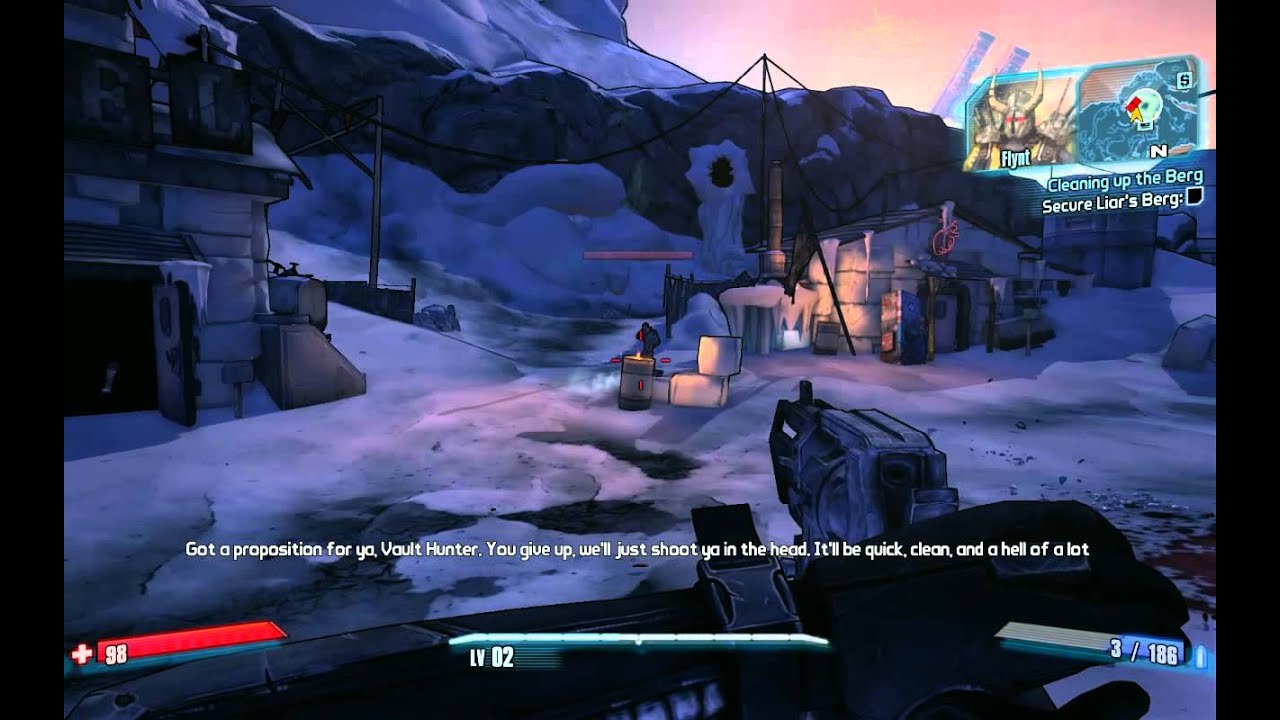 Borderlands 2 - Liar's Berg Shootout - YouTube