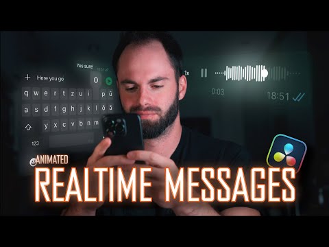 The Clean Way to Animate WhatsApp Texts / DaVinci Resolve Tutorial