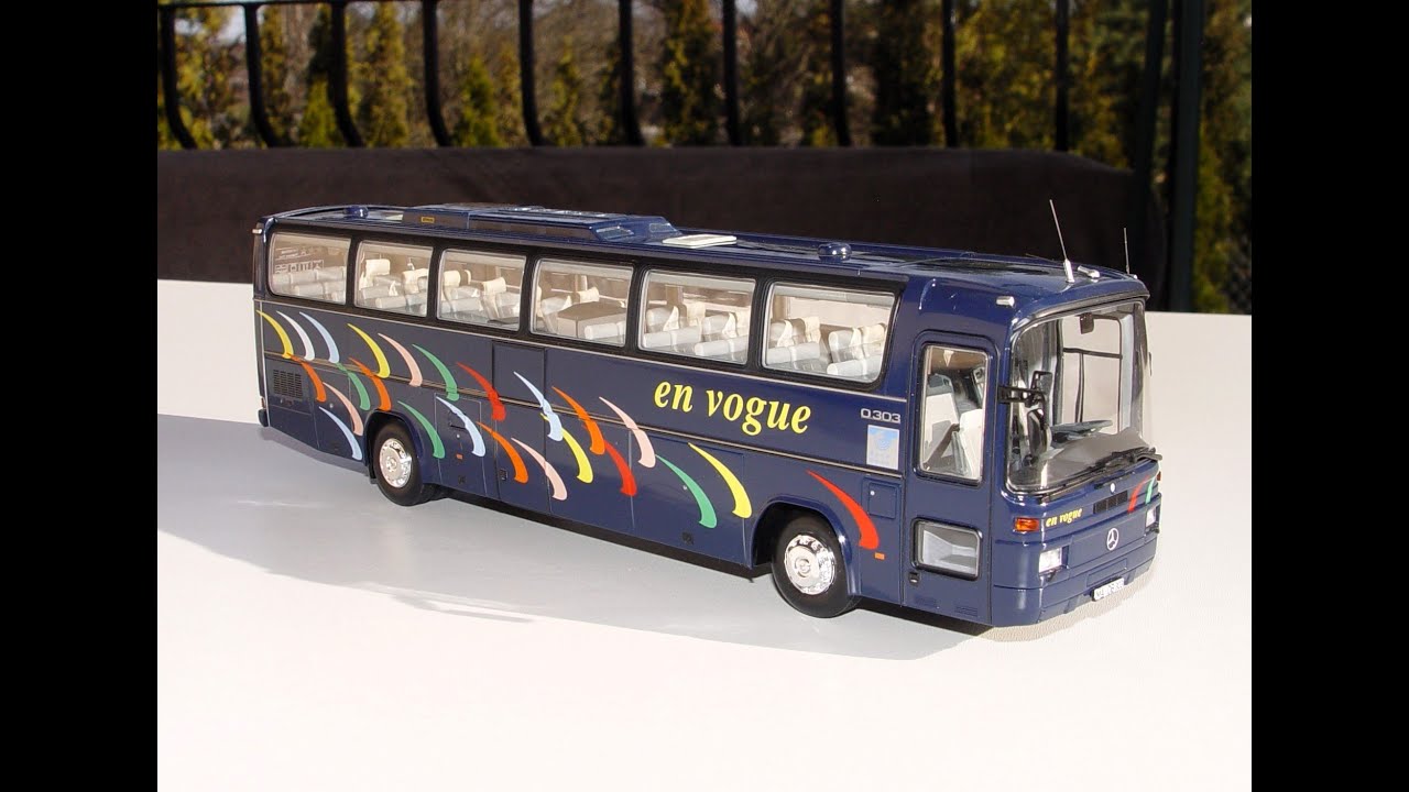 Mercedes O303 RHD, Minichamps 1/43 - YouTube
