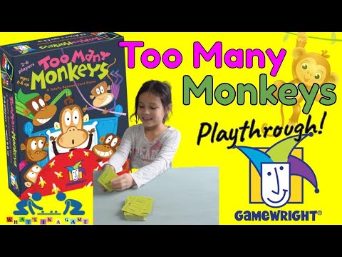 Best Family Games for Kids | Too Many Monkeys by Gamewright | Fun, Play & Learn