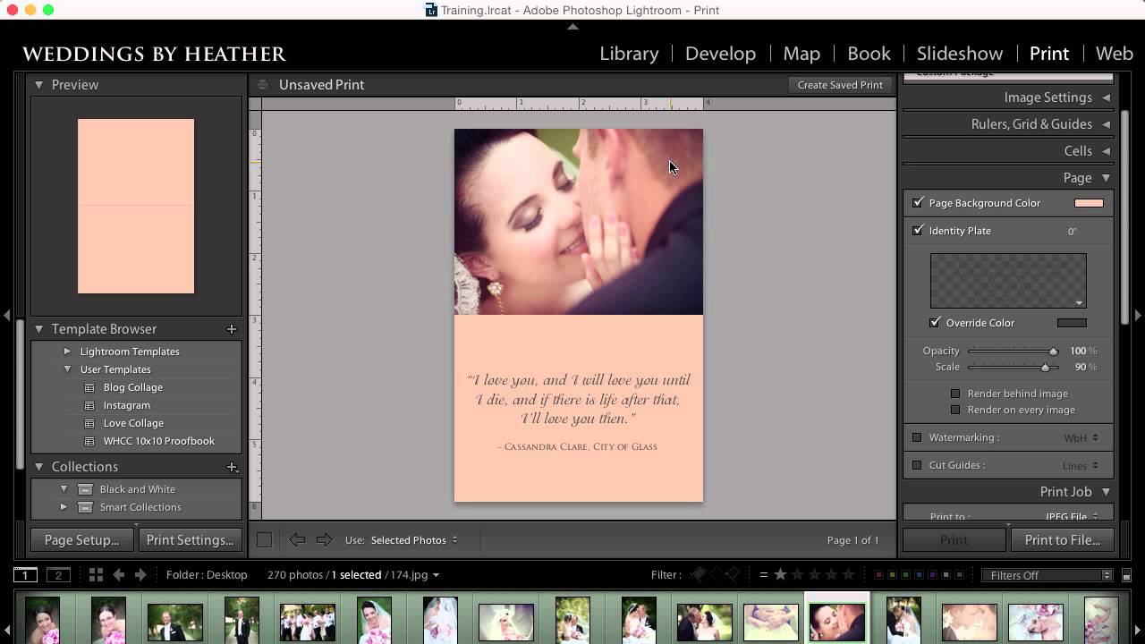 Lightroom Tutorial - Creating a Collage in the Print Module Part 3 ...