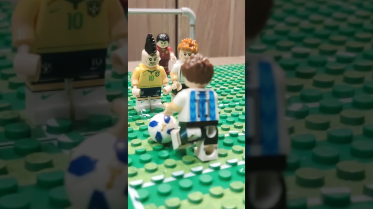 NEYMAR Lego, MESSI Lego e CR7 Lego: animação stop motion de futebol # ...