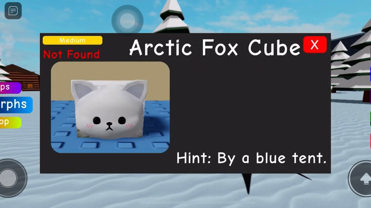 VRG / HOW TO GET ARCTIC FOX CUBE / FLOPPA MORPHS / SNOW MAP / ROBLOX ...
