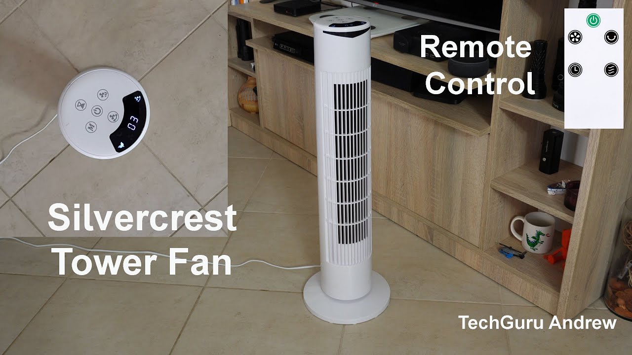 Silvercrest Tower Fan STLV 50 B1 REVIEW - YouTube