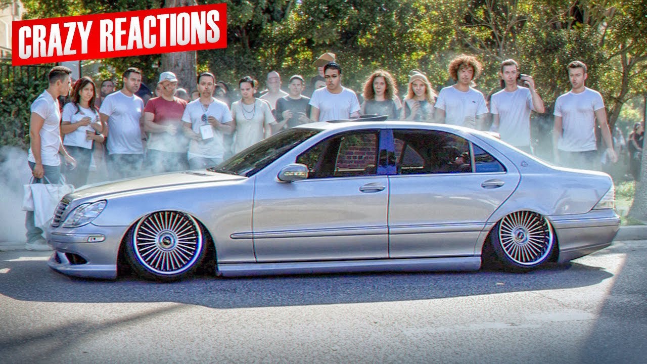 I TOOK THIS STANCED MERCEDES BENZ TO LOS ANGELES - YouTube