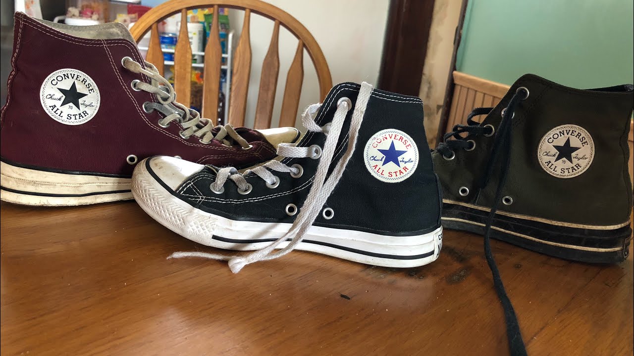 UPDATE on the custom chuck 70s (I’m an Idiot) @converse - YouTube