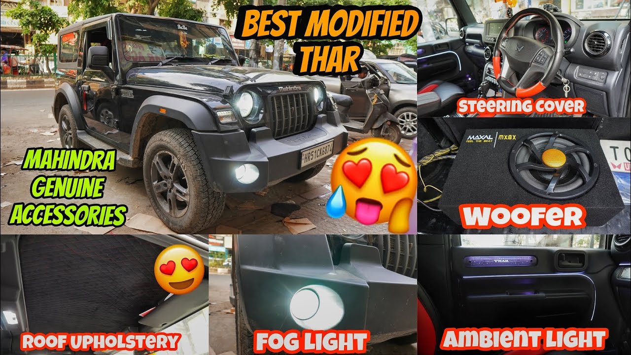 MOST POPULAR THAR MODIFICATION | THAR LOVERS MODIFICATION | FOG LIGHT ...