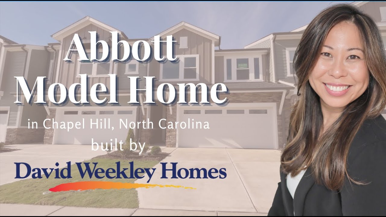 Model Home Tour: David Weekley Homes | Abbott Floor Plan | 3 Bedrooms | 2.5 Bath | Chapel Hill ...