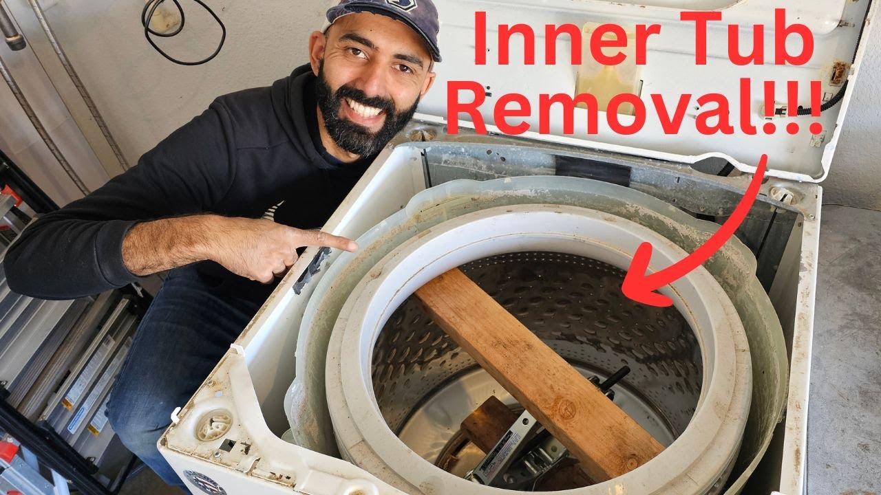 Simple Method To Remove Stuck Inner Tub On Any Washing Machine! - YouTube