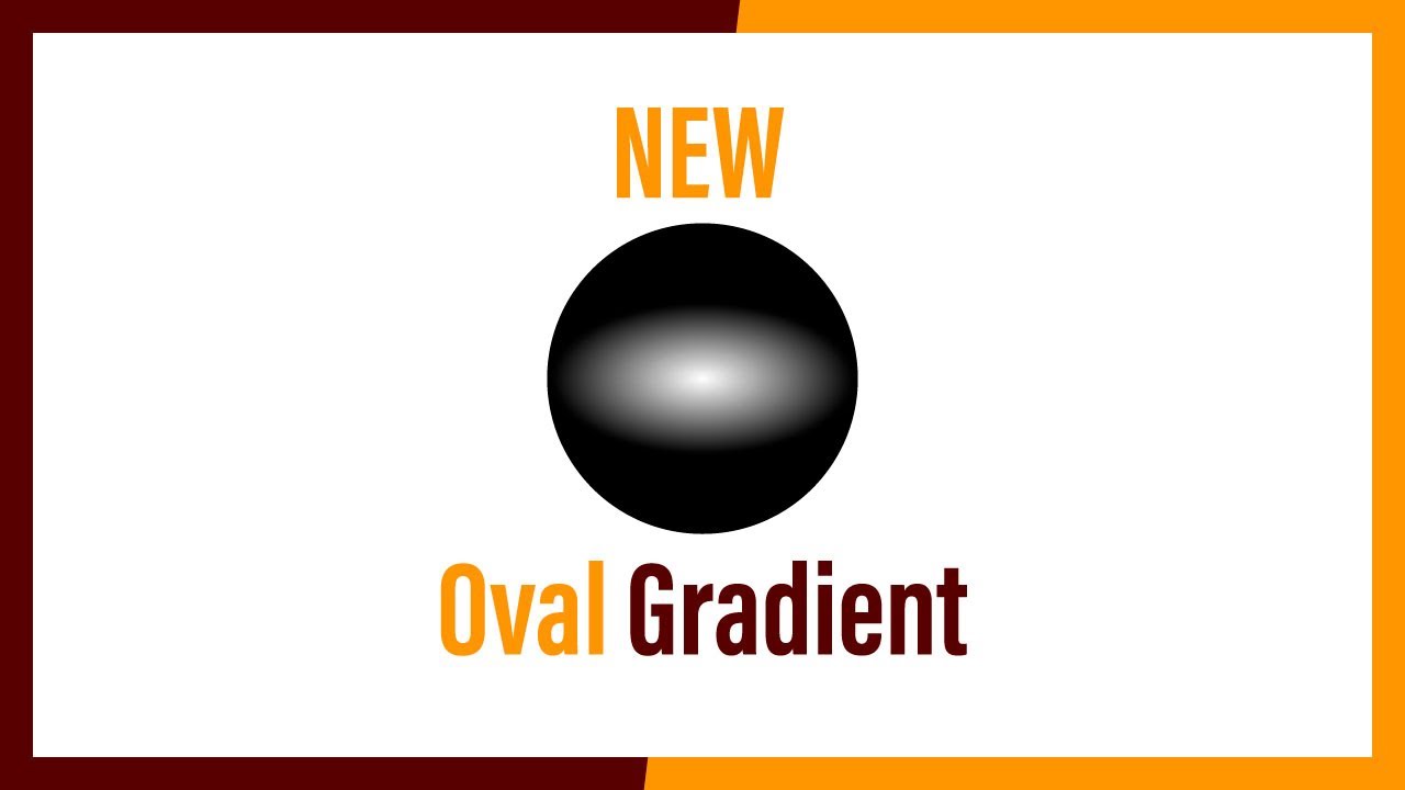 Oval Gradient - Adobe Illustrator's Gradient Tool - YouTube