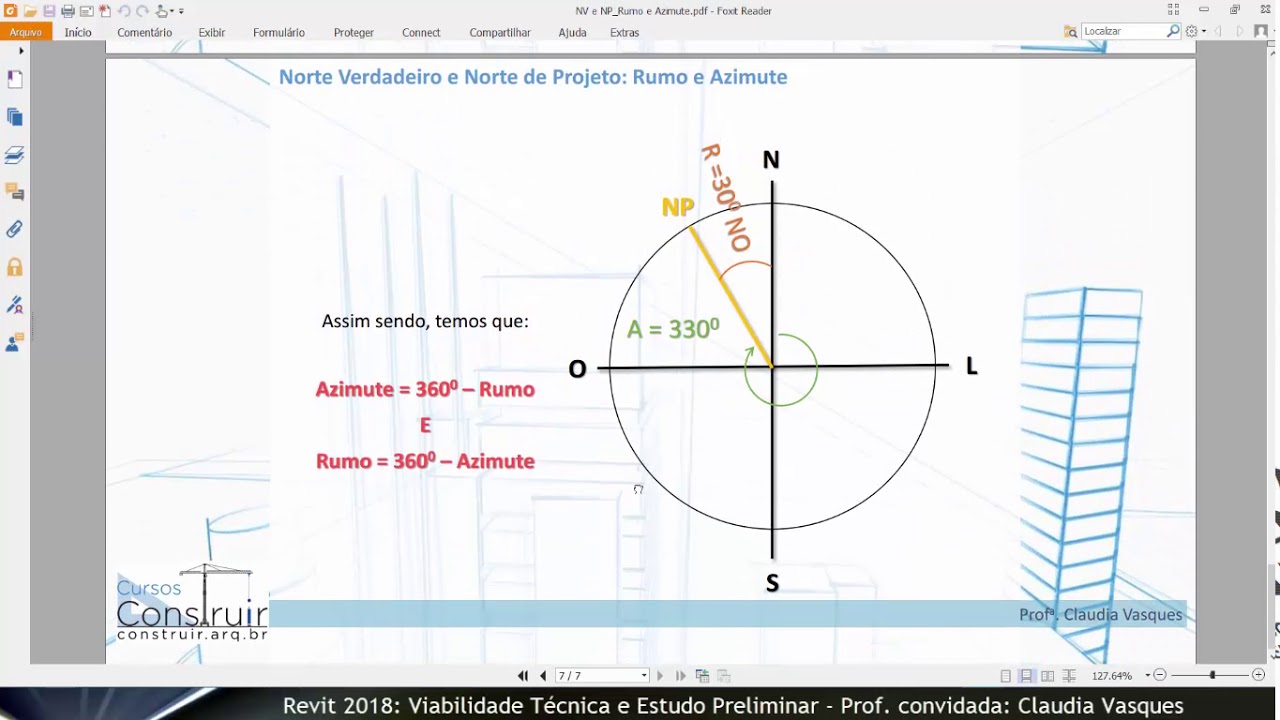 Revit Viabilidade Aula 3.5: Norte verdadeiro e Norte do projeto - Rumo ...