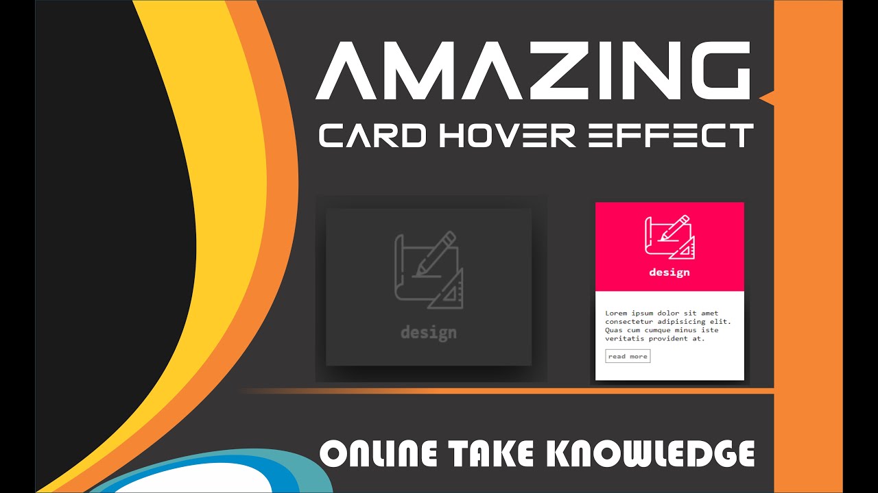 creative card hover effect in css | amazing css card hover effect ...