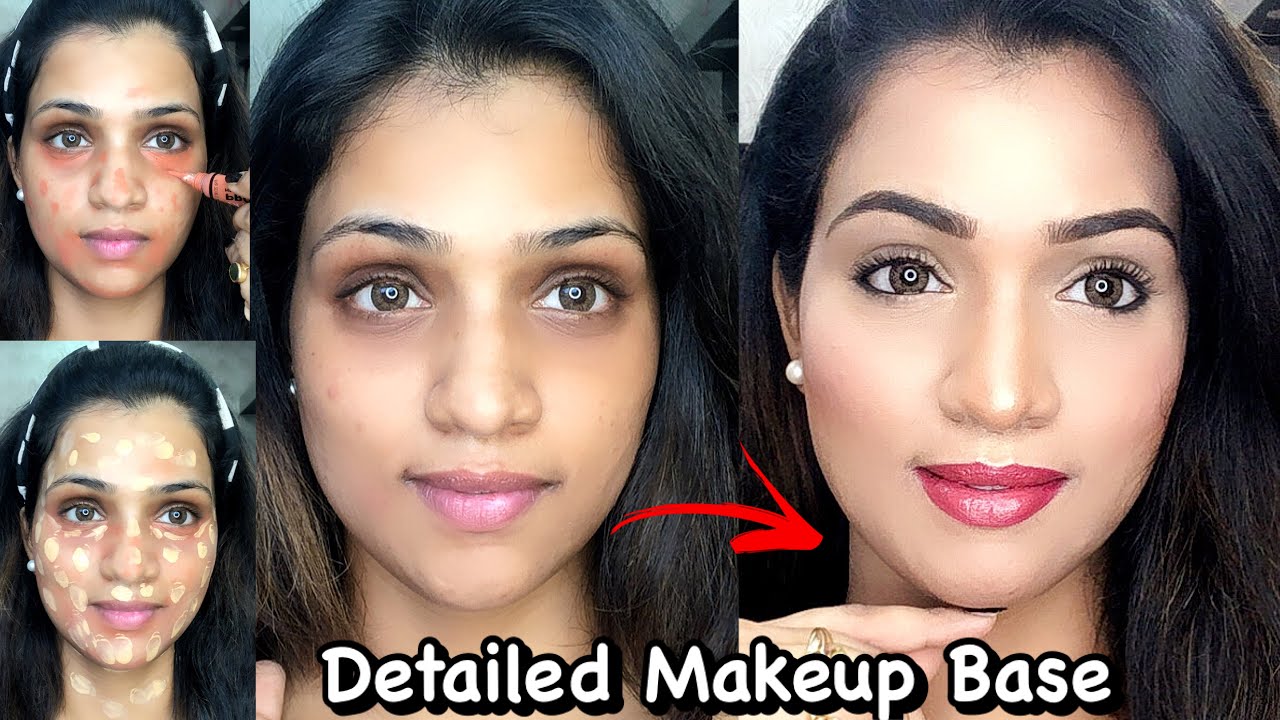 How To Apply Makeup Base On Indian Face | Saubhaya Makeup
