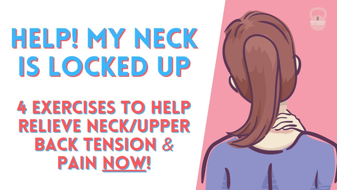 TECH NECK HELP! My Neck's Locked Up: Exercises to RELIEVE Neck and ...