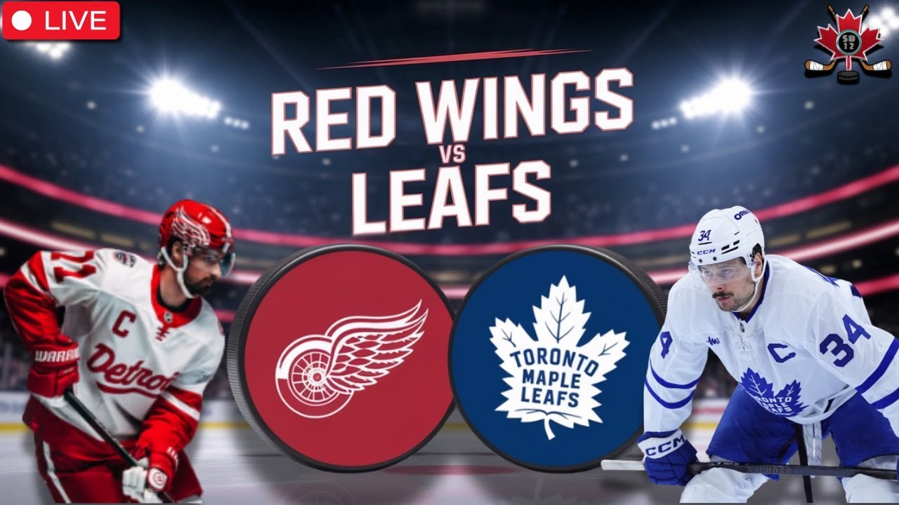 Toronto Maple Leafs vs Detroit Red Wings LIVE NHL Hockey | Livestream ...
