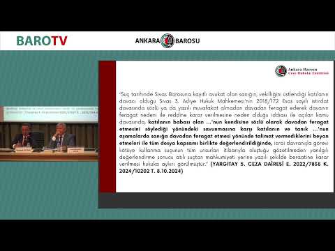 Avukat Görev Suçları ve Muhakeme Usulü 1. Oturum