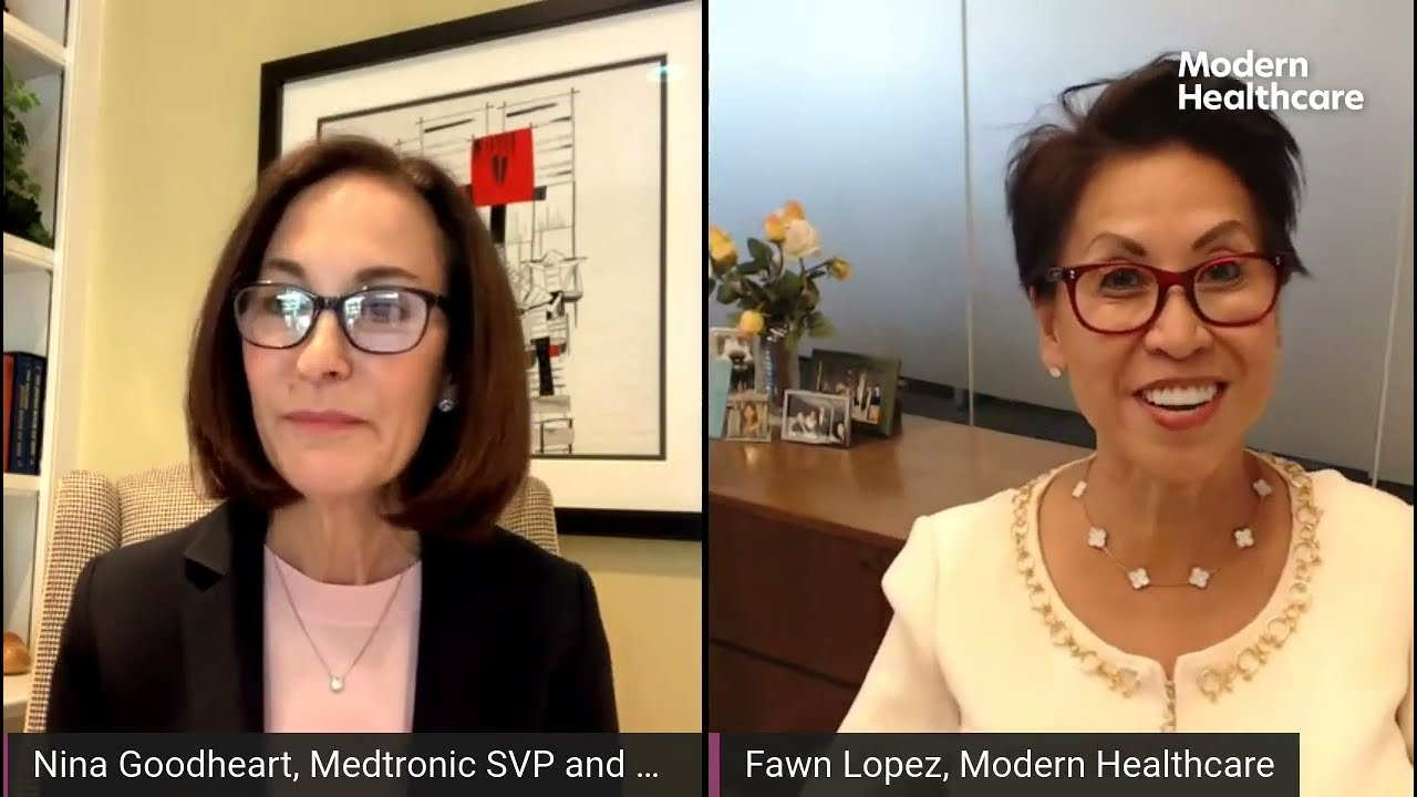 Fridays with Fawn, August 2022: Nina Goodheart, Medtronic SVP and President, SH&A - YouTube