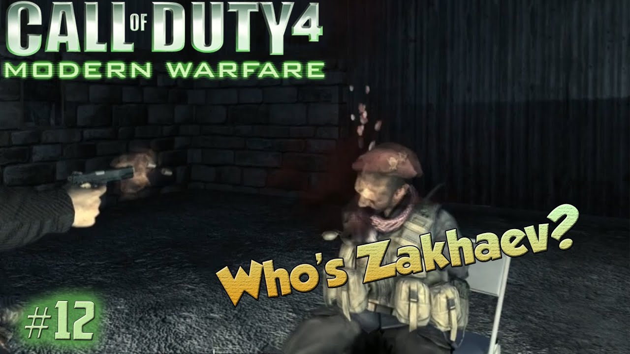 Call Of Duty 4: Modern Warfare - IMRAN ZAKHAEV - Part 12 - YouTube