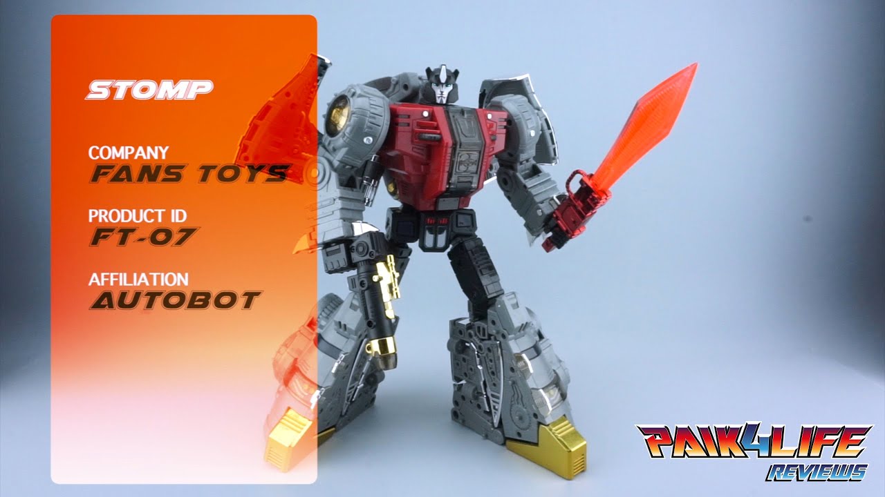 Transformers Review: Fans Toys FT-07 Stomp (Pre-production Sample). P4L Reviews - YouTube
