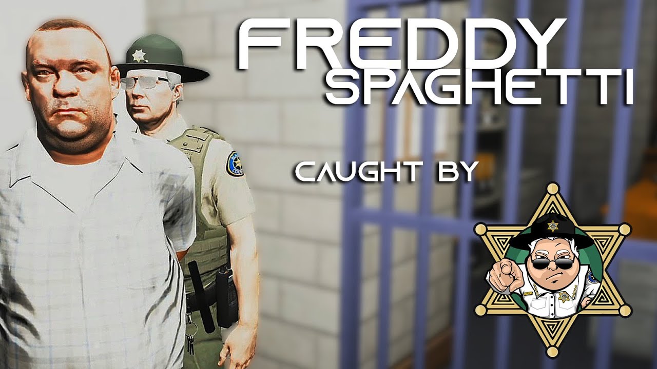 BUSTED BY SHERIFF STRAFE • FREDDY SPAGHETTI • GTA RP - YouTube